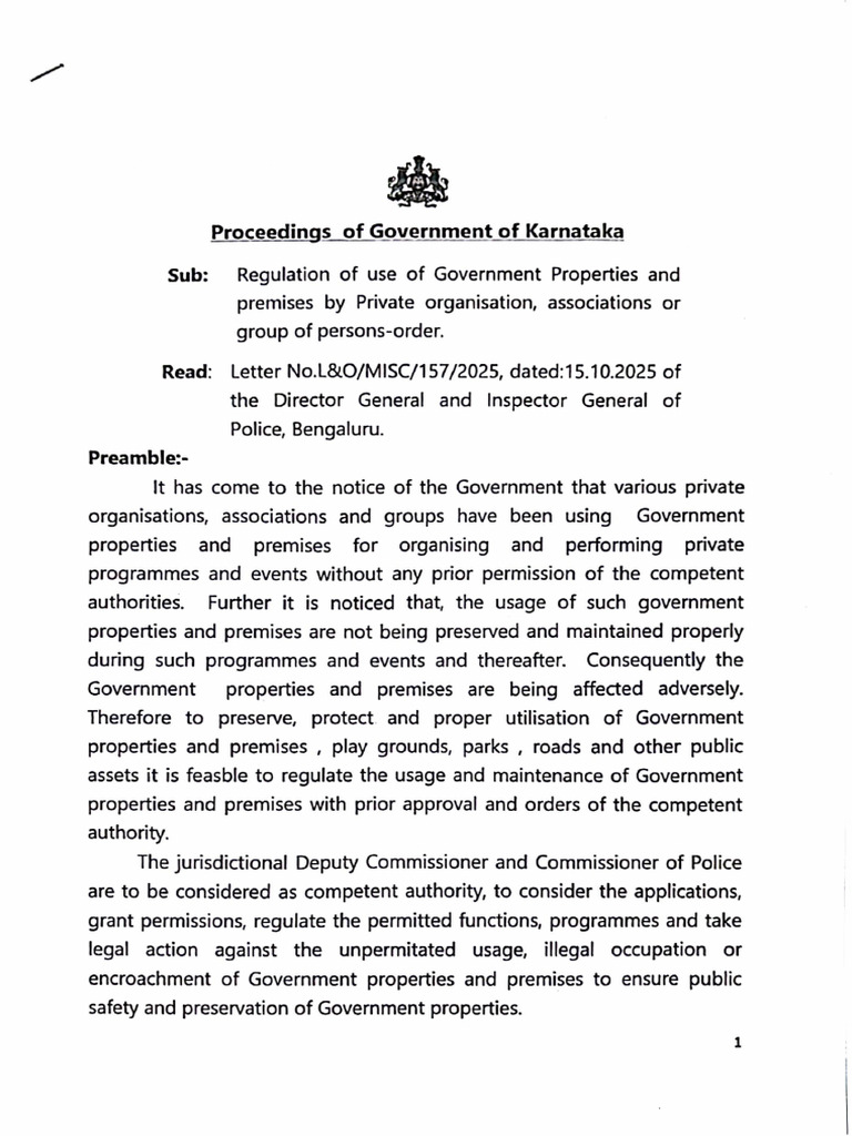 Govt Property | PDF