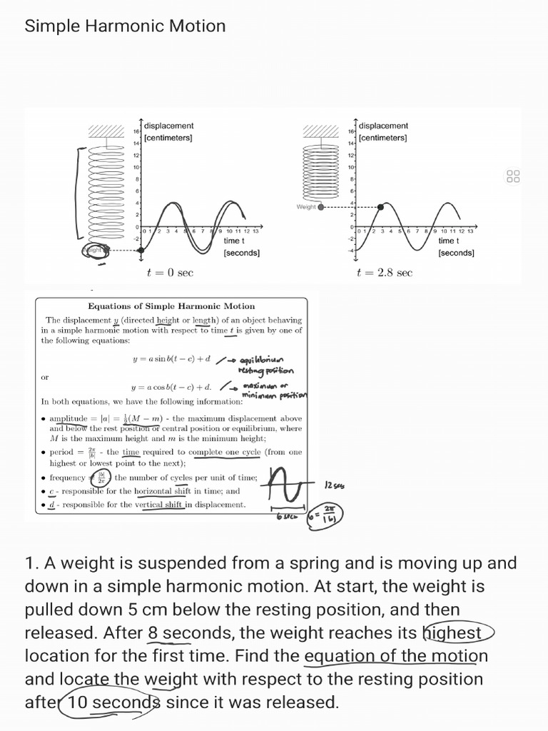 Simple Harmonic and Identity Conditional | PDF