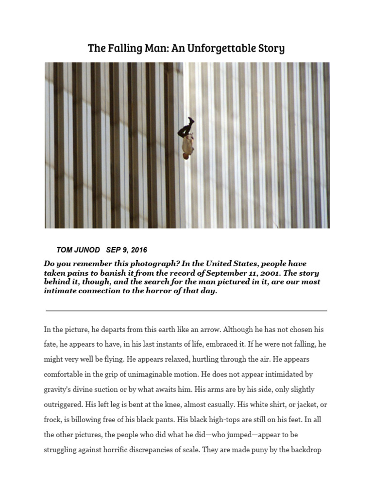 Article.... 9-11 Falling Man | PDF