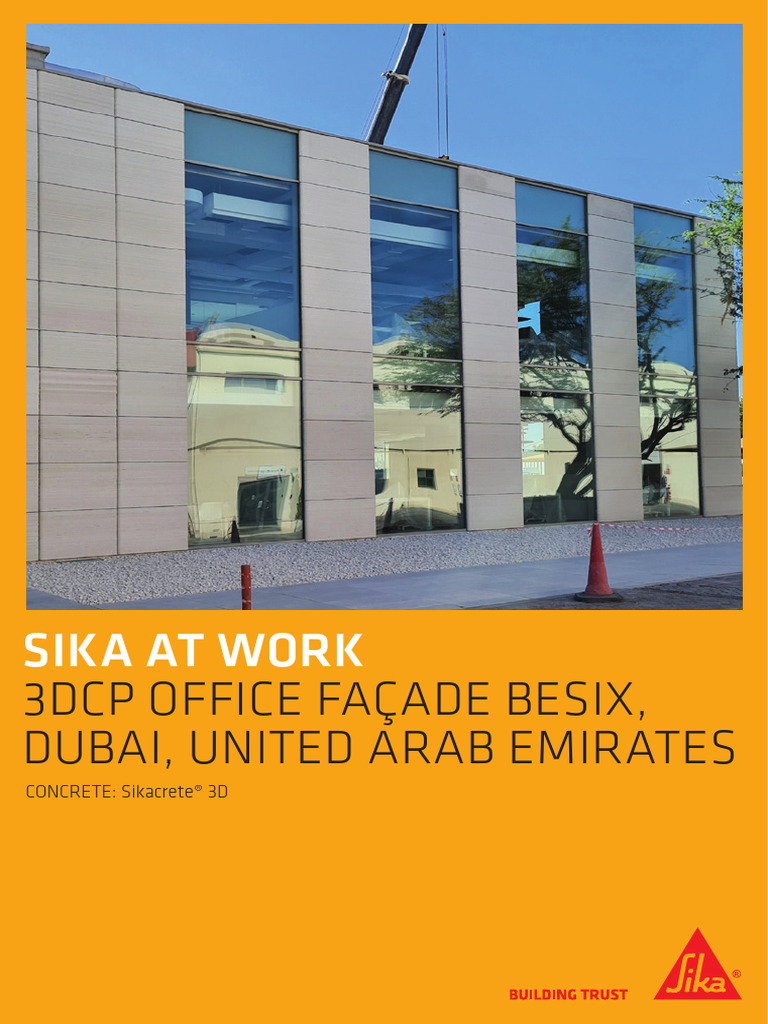 Glo Sika 3dcp Office Facade Besix Dubai Uae | PDF