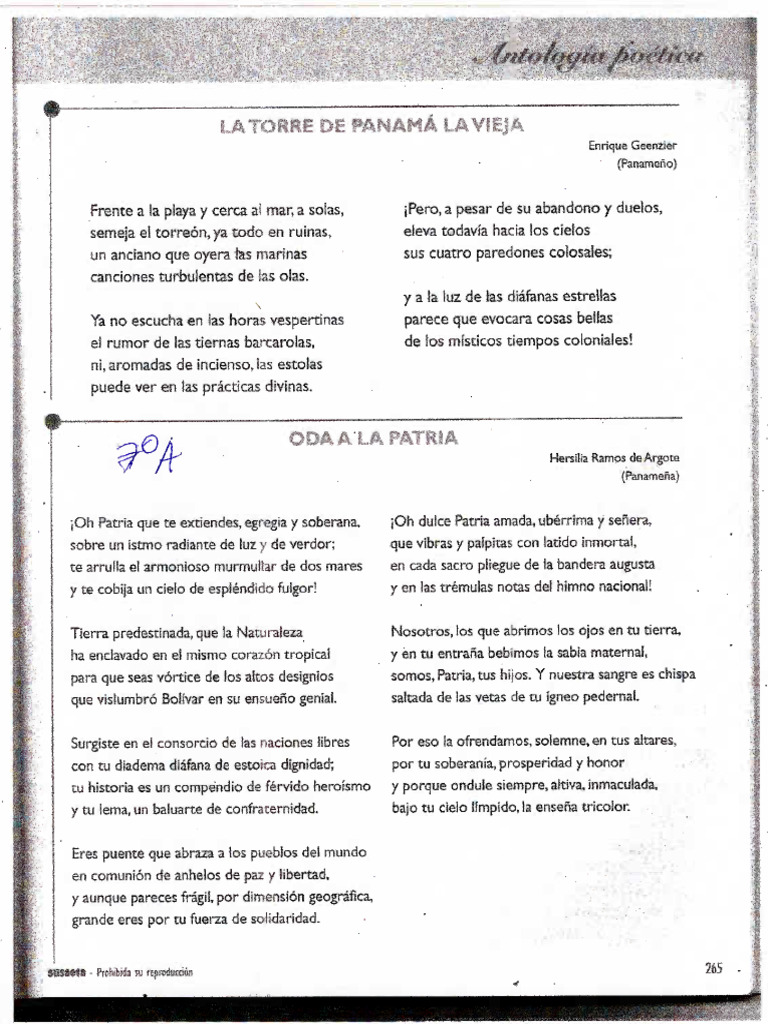 Poema Oda A La Patria | PDF
