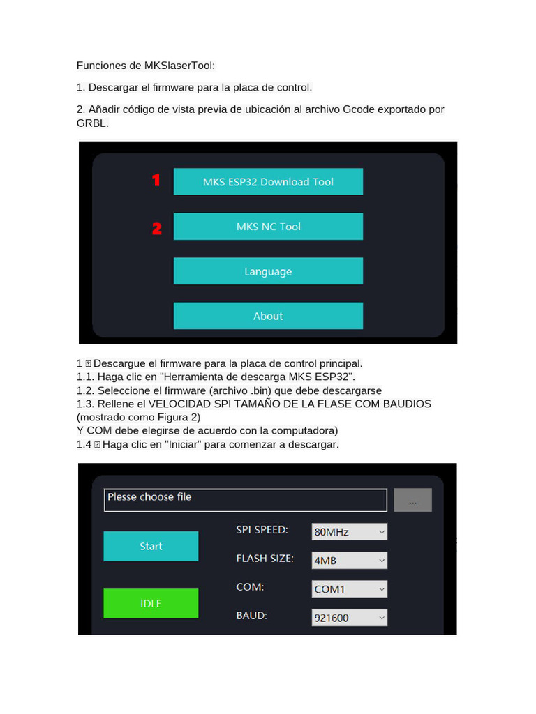 Funciones de MKS Laser Tool | PDF