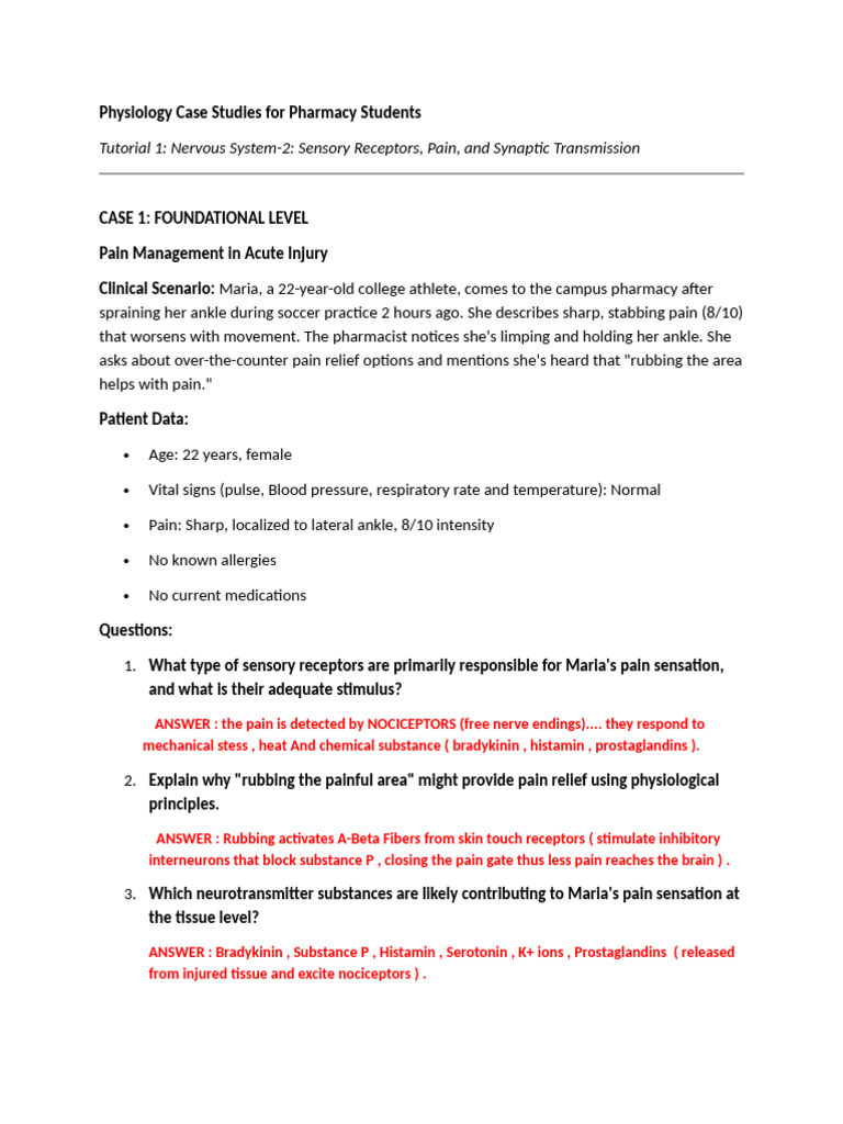 Tutorial 1 Case | PDF