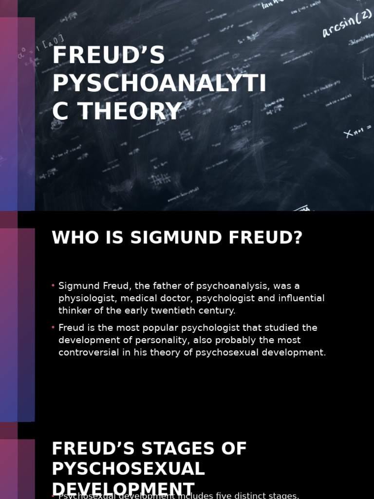 Freuds Psychoanalytic Theory | PDF | Freud Family | Psychological Concepts