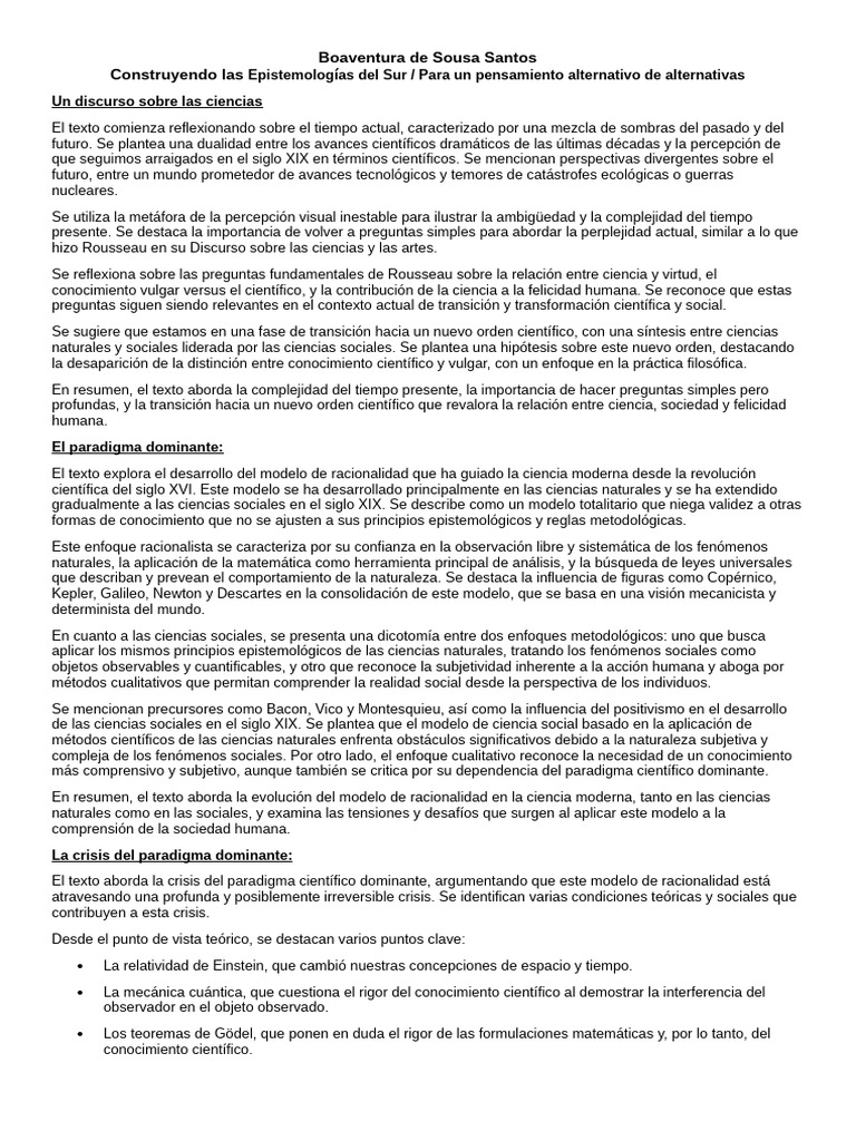 UNIDAD 1 | PDF | Teoría | Conocimiento