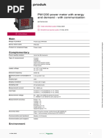 PM5350 Power Monitor Datasheet | PDF | Ac Power | Power (Physics)
