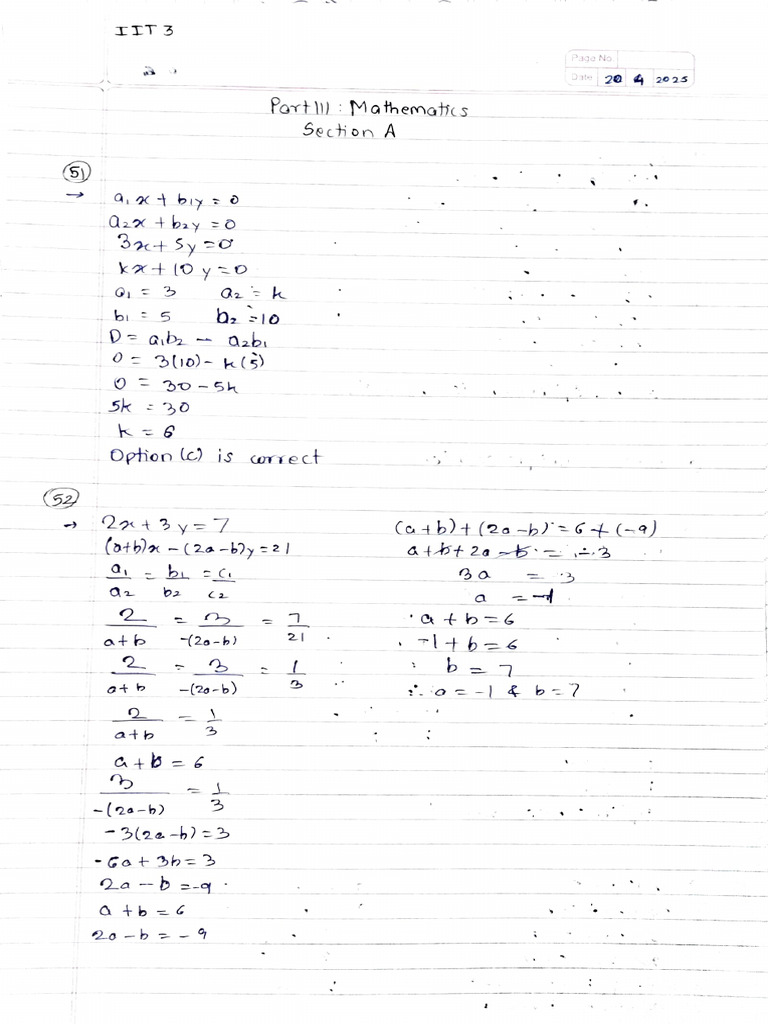 IIT 3 Maths | PDF