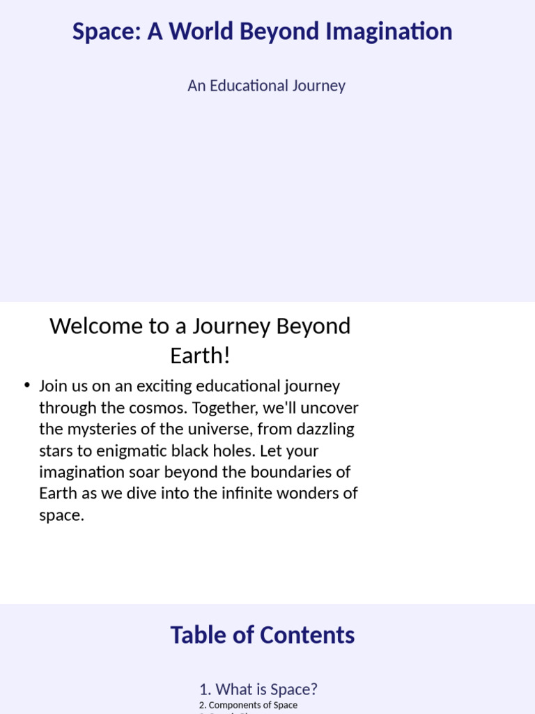 Fancy Space Presentation English Edited 2 | PDF