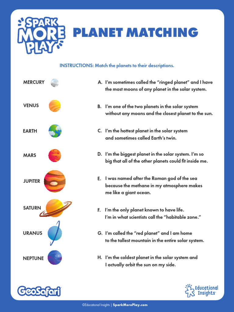 Name of Planets | PDF