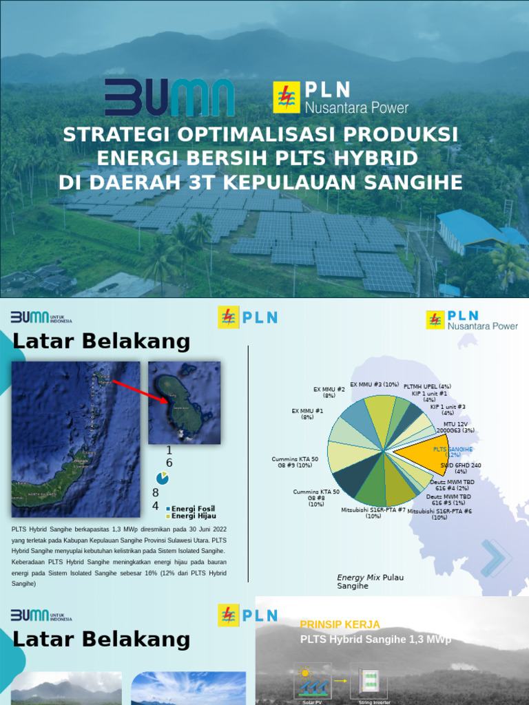 Ica_ppt Esg 2024 - Plts Hybrid Sangihe | PDF