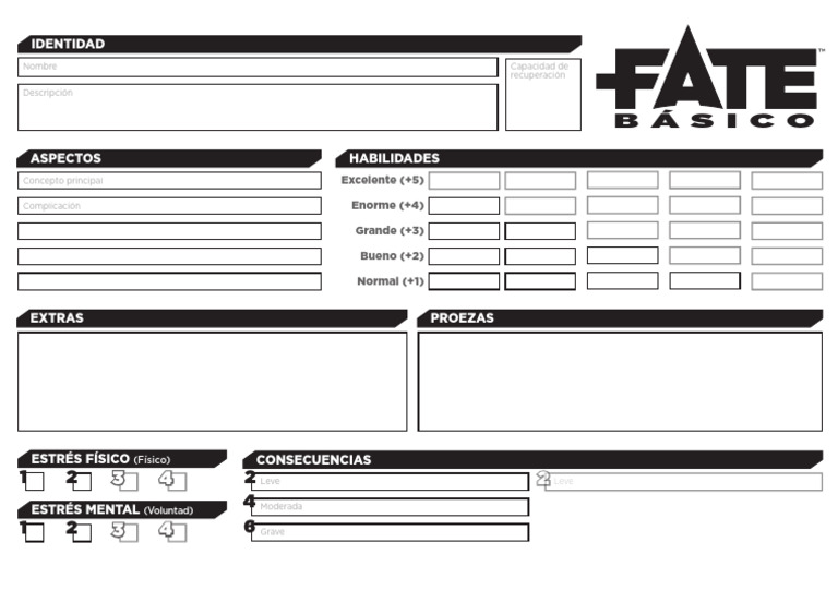 Fate-System Sheet | PDF