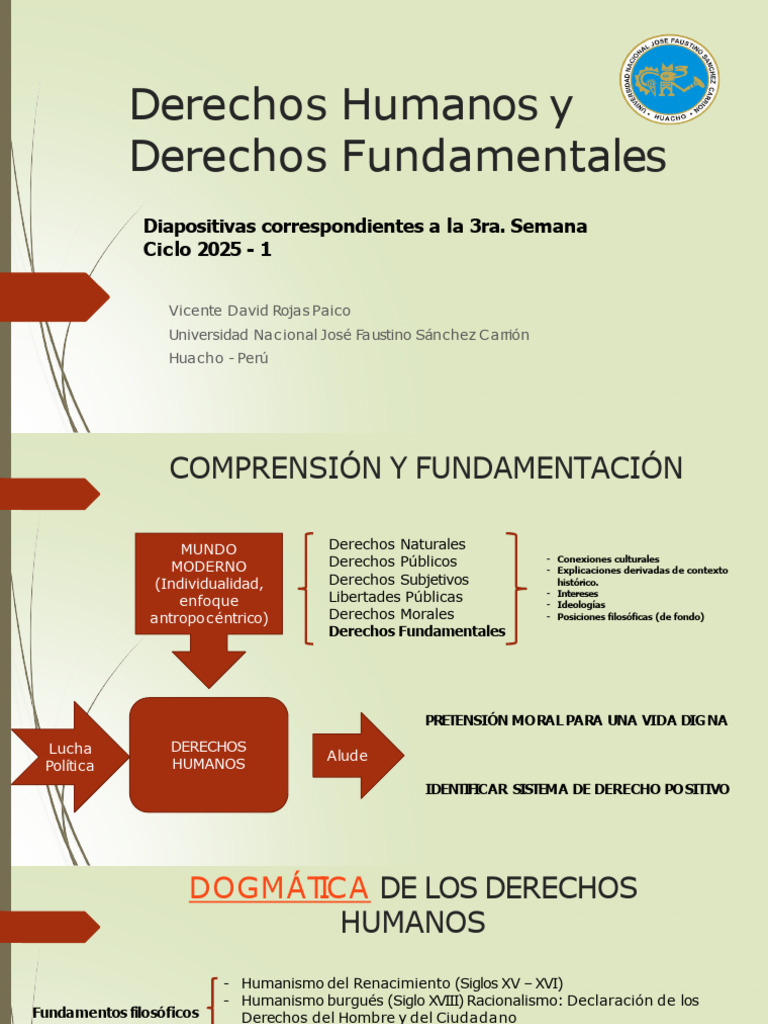 Derechos Humanos y Derechos Fundamentales | PDF | Derechos | Derechos ...