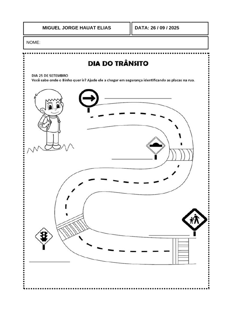 Bicolor Tracejar Letras Fundamental Folha de Atividades - PDF 128 | PDF