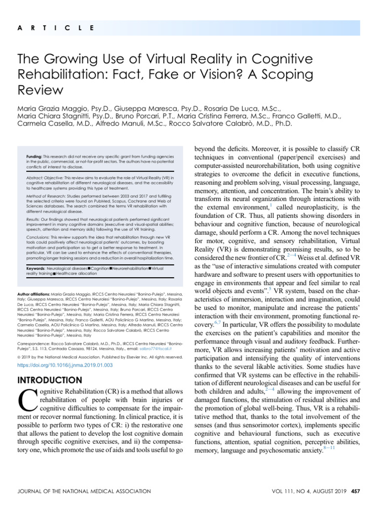 Maggio Et Al - The - Growing - Use - of - Virtual - Reality in ...
