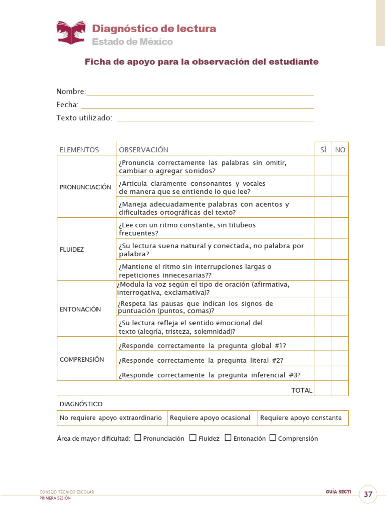 Anexos Guia Secti (1) | PDF | Puntuación | Lingüística