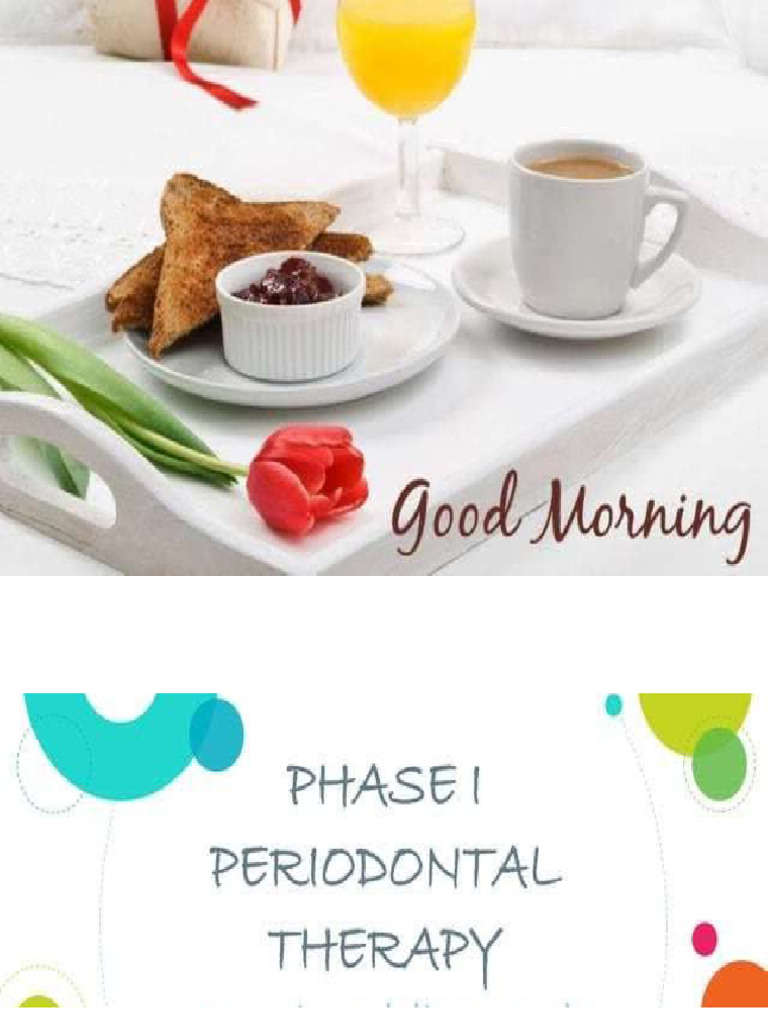 Periodontal Phase 1 Therapy | PDF
