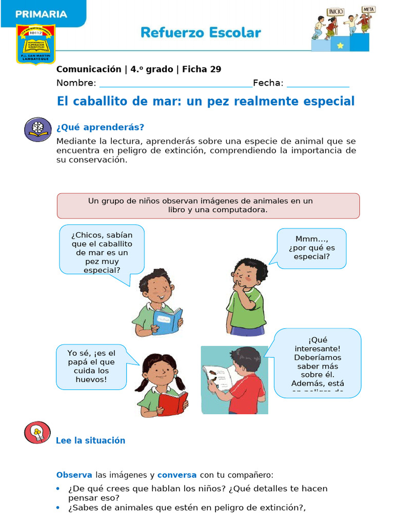 El Caballito de Mar - Un Pez Realmente Especial | PDF