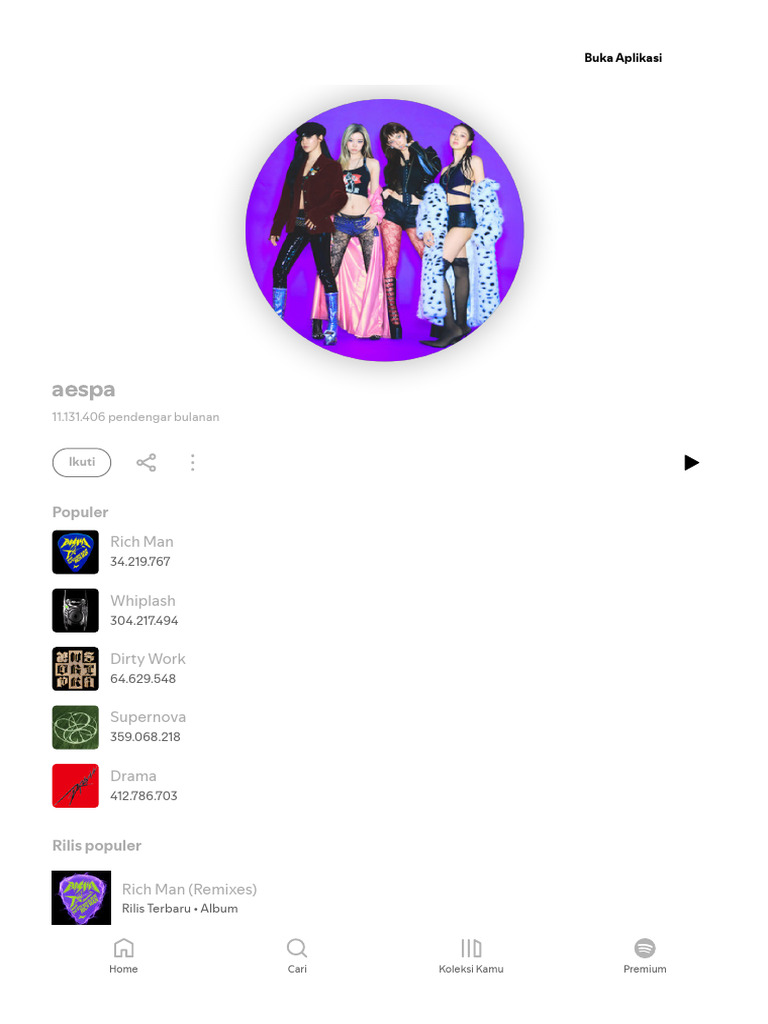 Aespa - Spotify | PDF