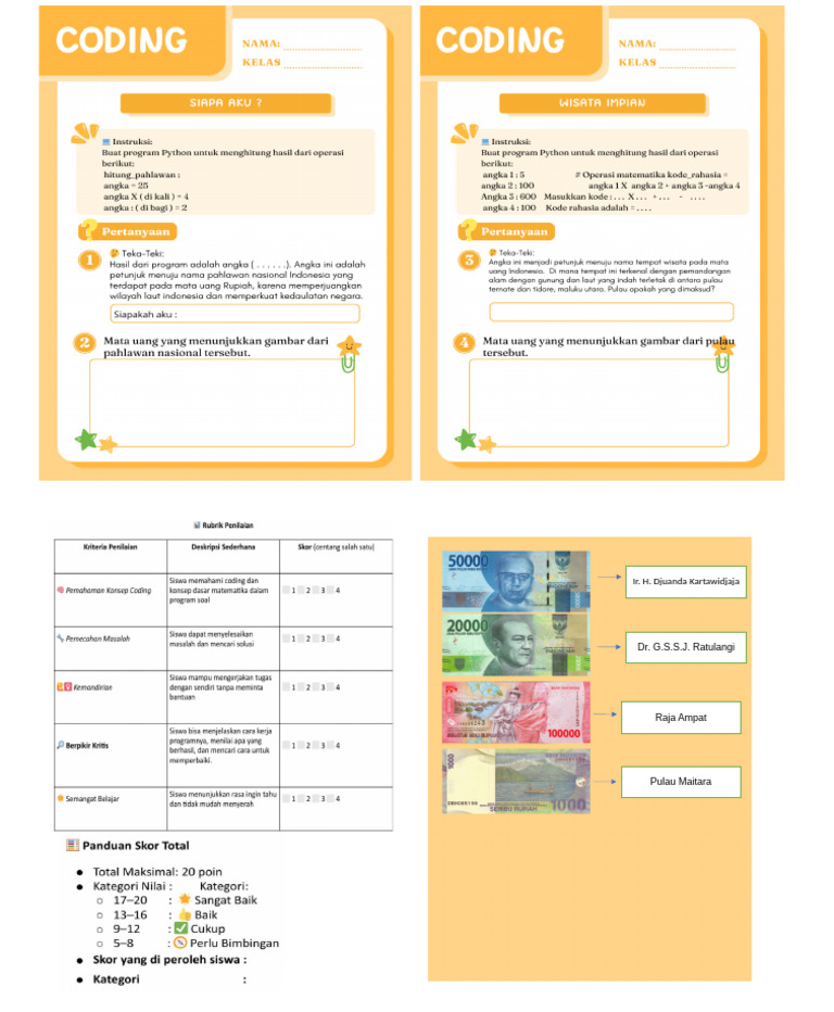 Soal Asesmen Coding Kelas 5 | PDF