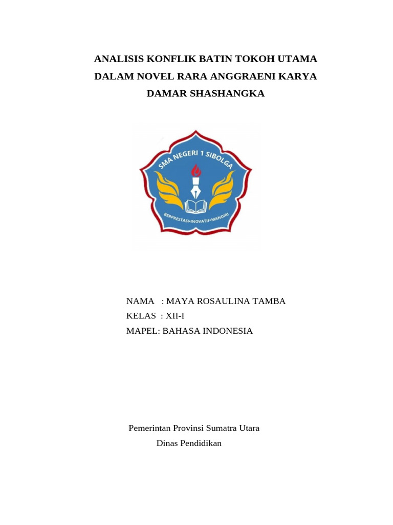 Konflik Batin Tokoh Rara Anggraeni | PDF