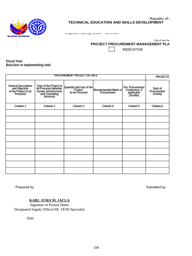 Monitoring Process For Alternative Method of Procurement - SVP | PDF ...