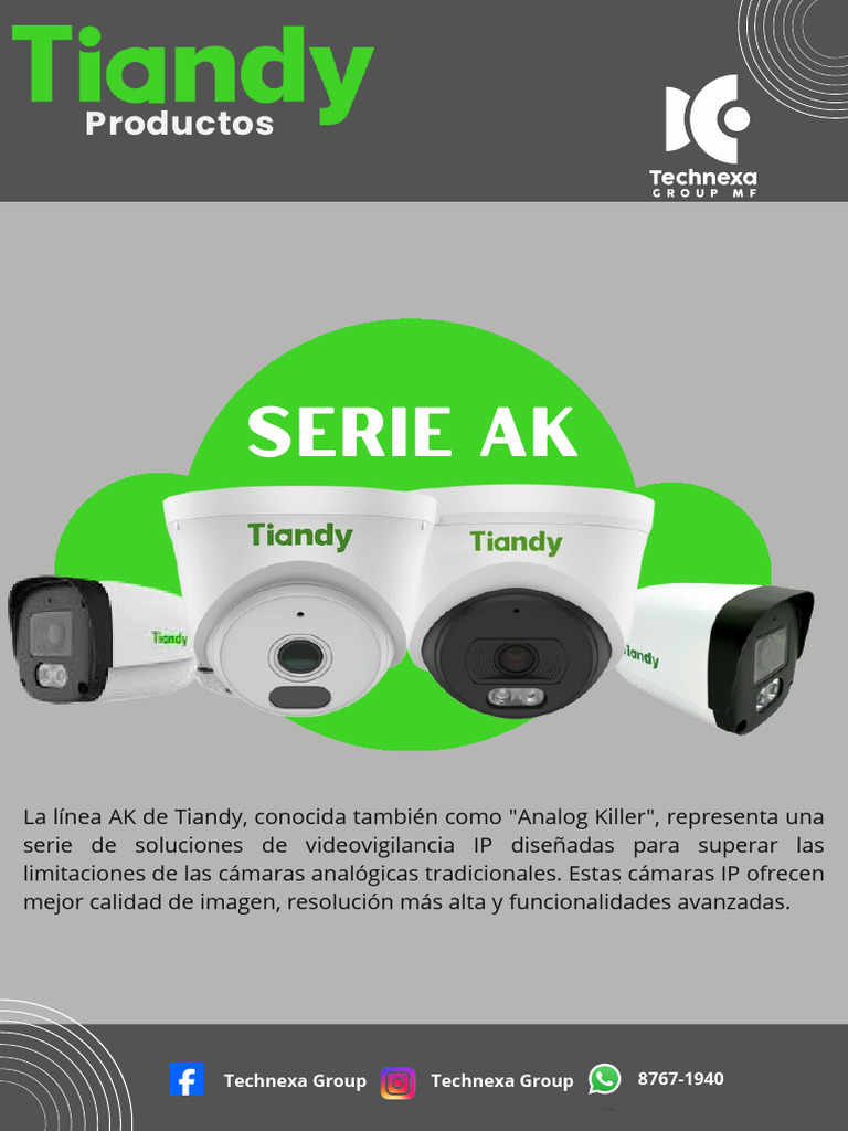 Catalogo Technexa Tiandy | PDF | Hdmi | Grabadora de vídeo digital