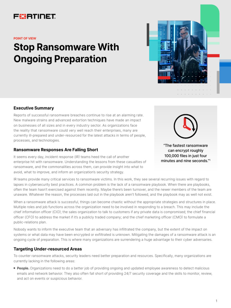 Stop Ransomware With Ongoing Protection | PDF | Computer Security ...