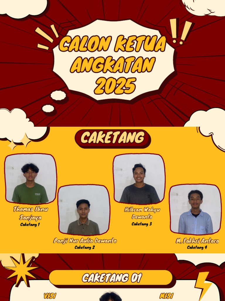 Visi dan Misi Calon Ketua Angkatan 2025 | PDF