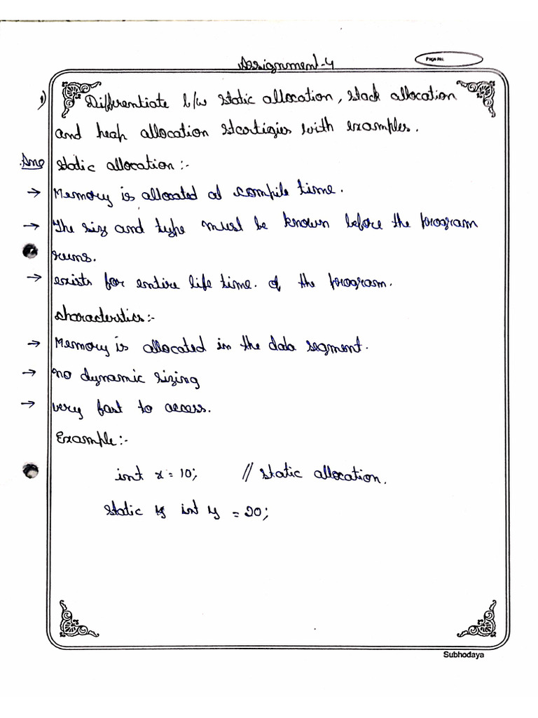 Atcd Assignment 4 | PDF