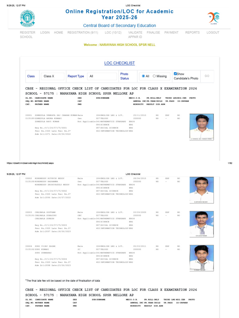LOC Checklist Final | PDF