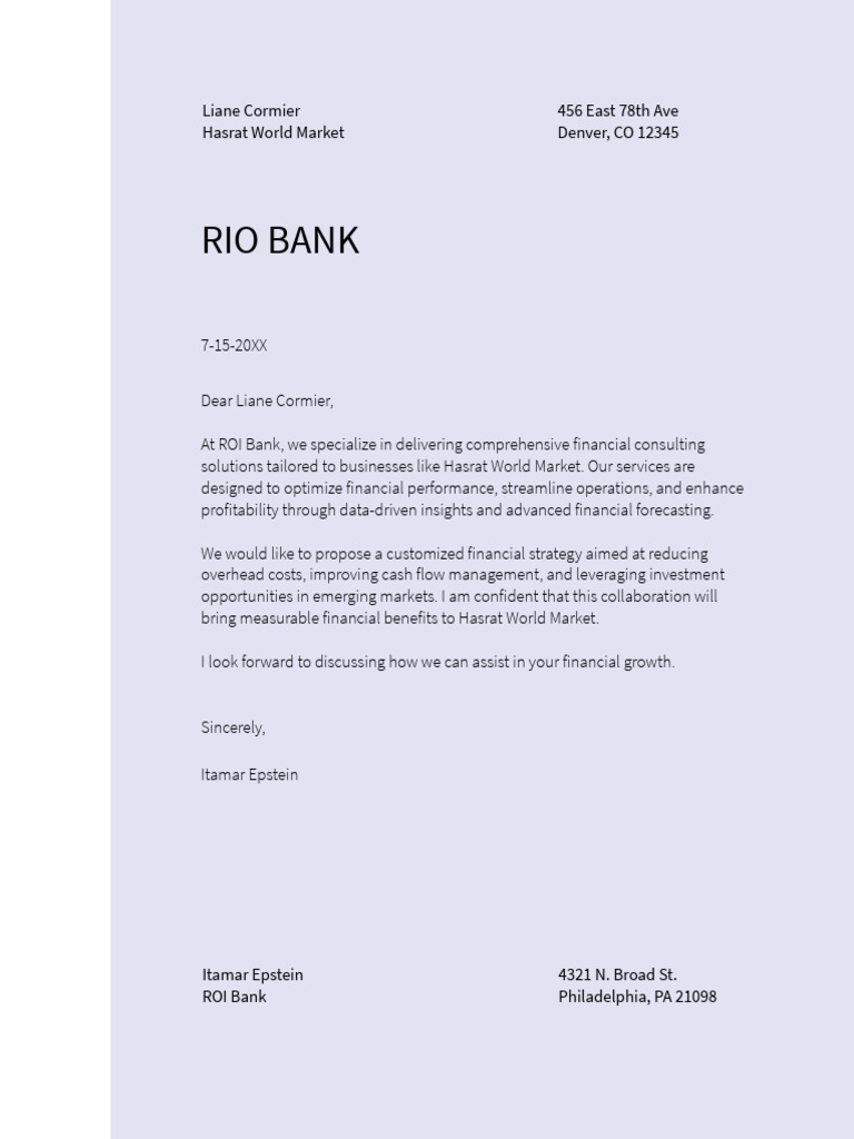 Rio Bank: Liane Cormier Hasrat World Market 456 East 78th Ave Denver ...