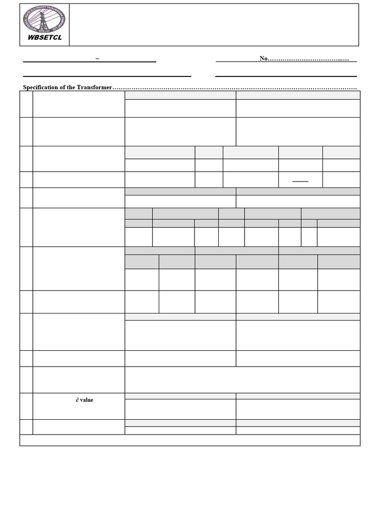 Transformer Maintenance Checklist | PDF | Transformer | Manufactured Goods