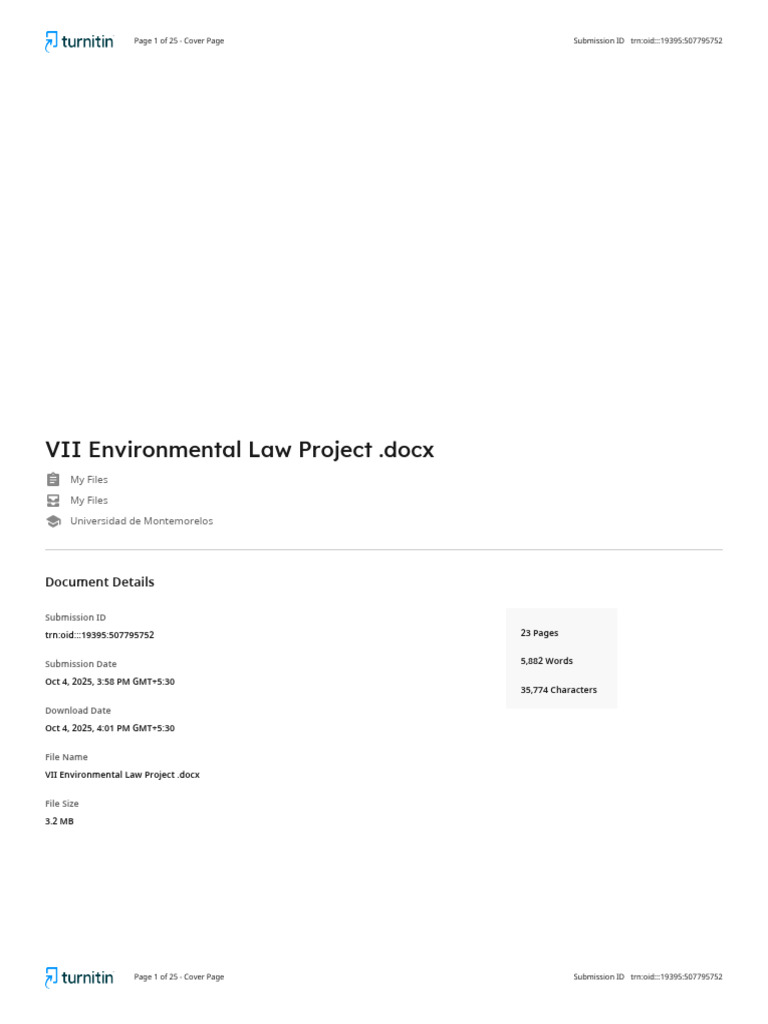 VII Environmental Law Project | PDF | Waste Management | Waste