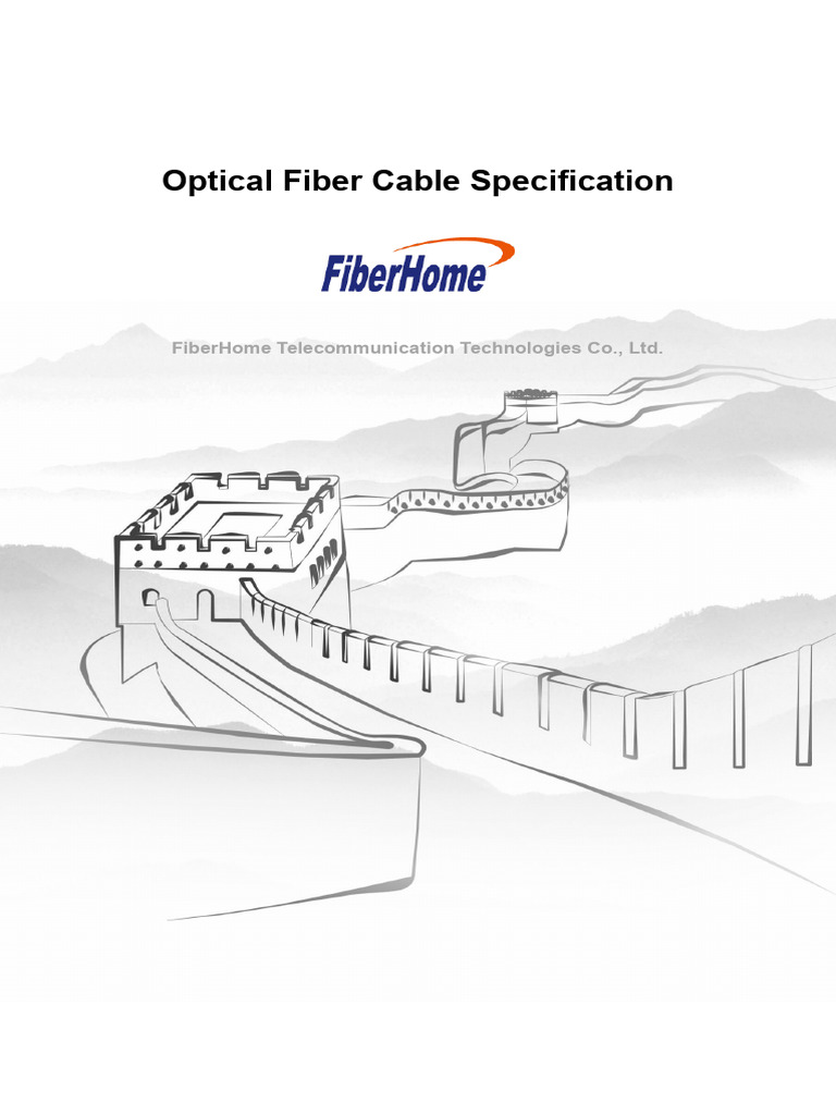 Optical Fiber Cable Specifications G.652D | PDF | Optical Fiber ...