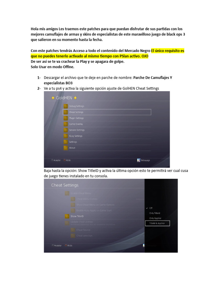 Guia Detallada para Skins y Especialistas en Bo3 | PDF