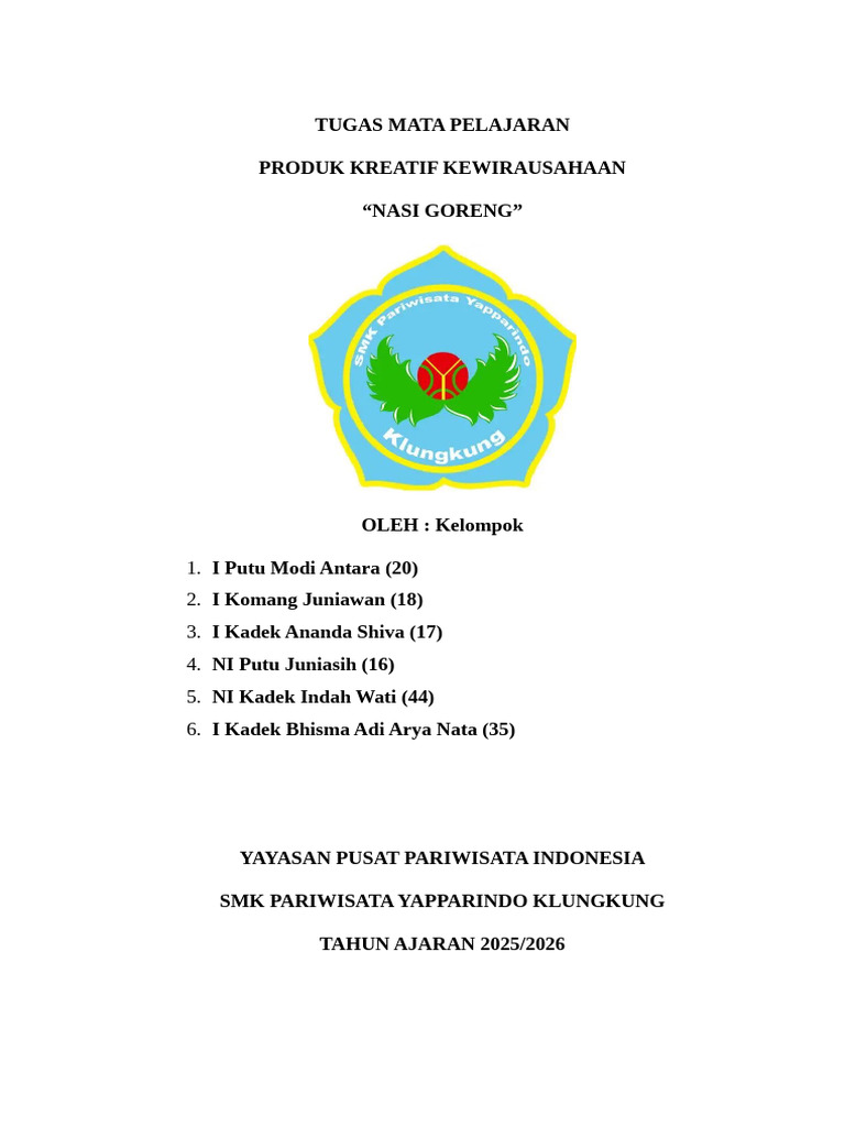 Contoh Paper PKK | PDF