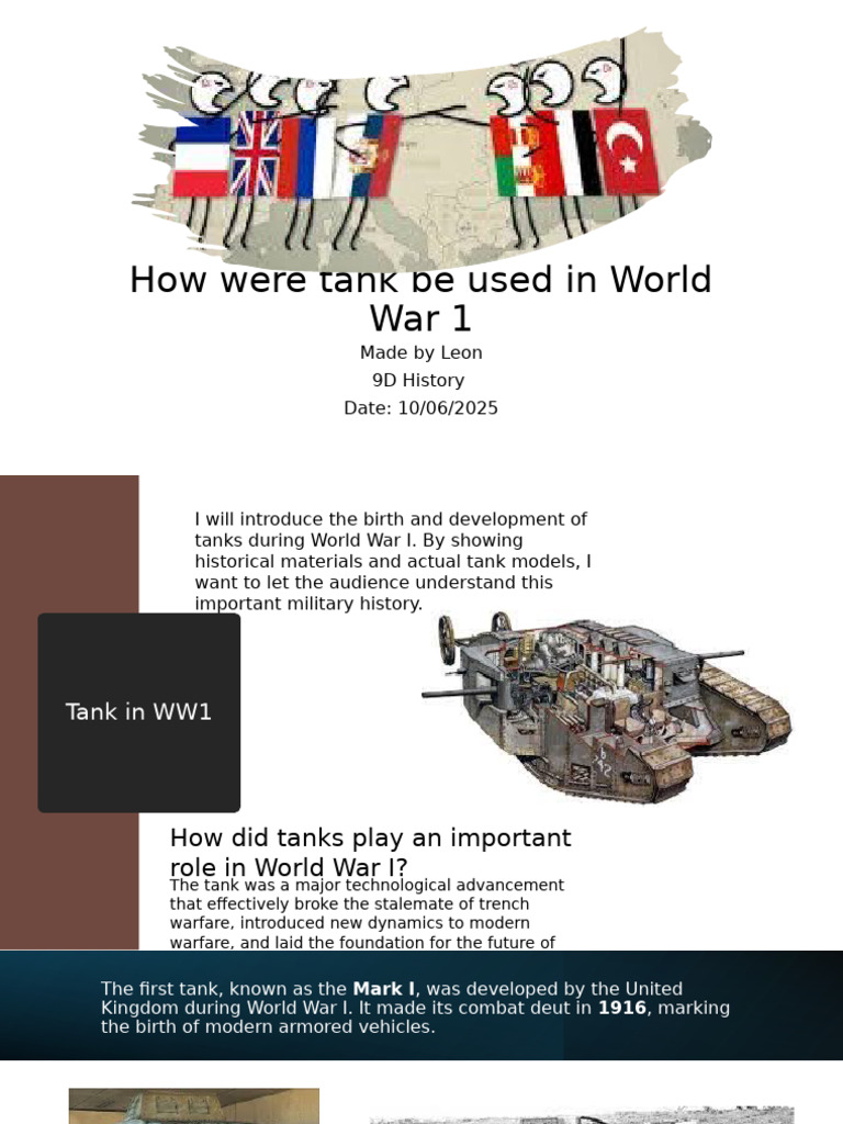 Tanks in WW1: Impact and Development | PDF | Tanks | Combat Vehicles