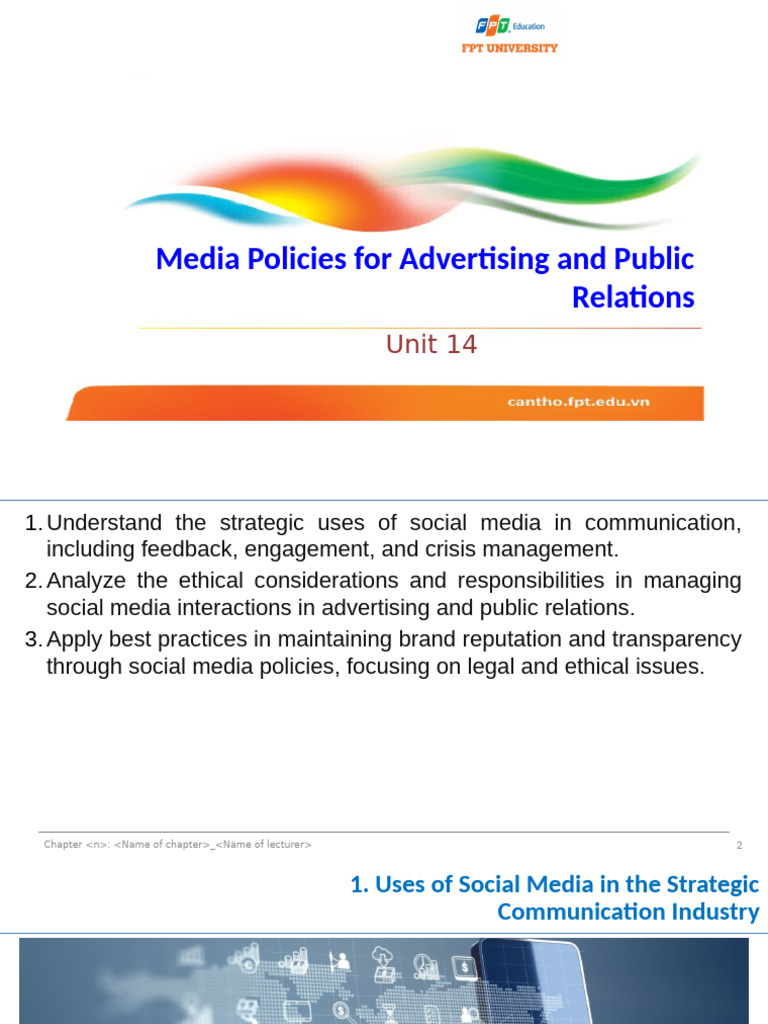 Unit 14 - Media Policies For Advertising and Public Relations | PDF ...
