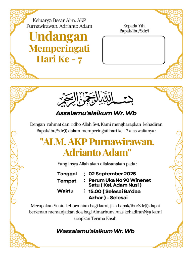 Emas & Putih Minimalis Kartu Undangan Yasin & Tahlil_20250830_180102 ...