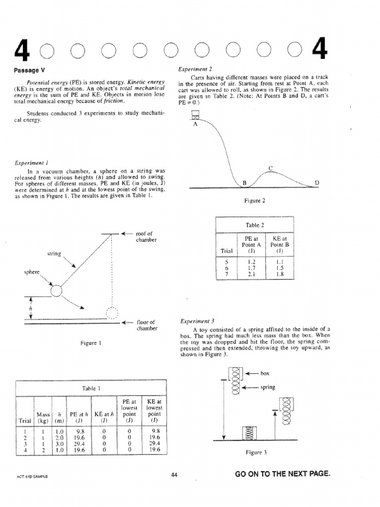 Ashante Sumner - ACT 61B Potential and Kinetic Energy | PDF
