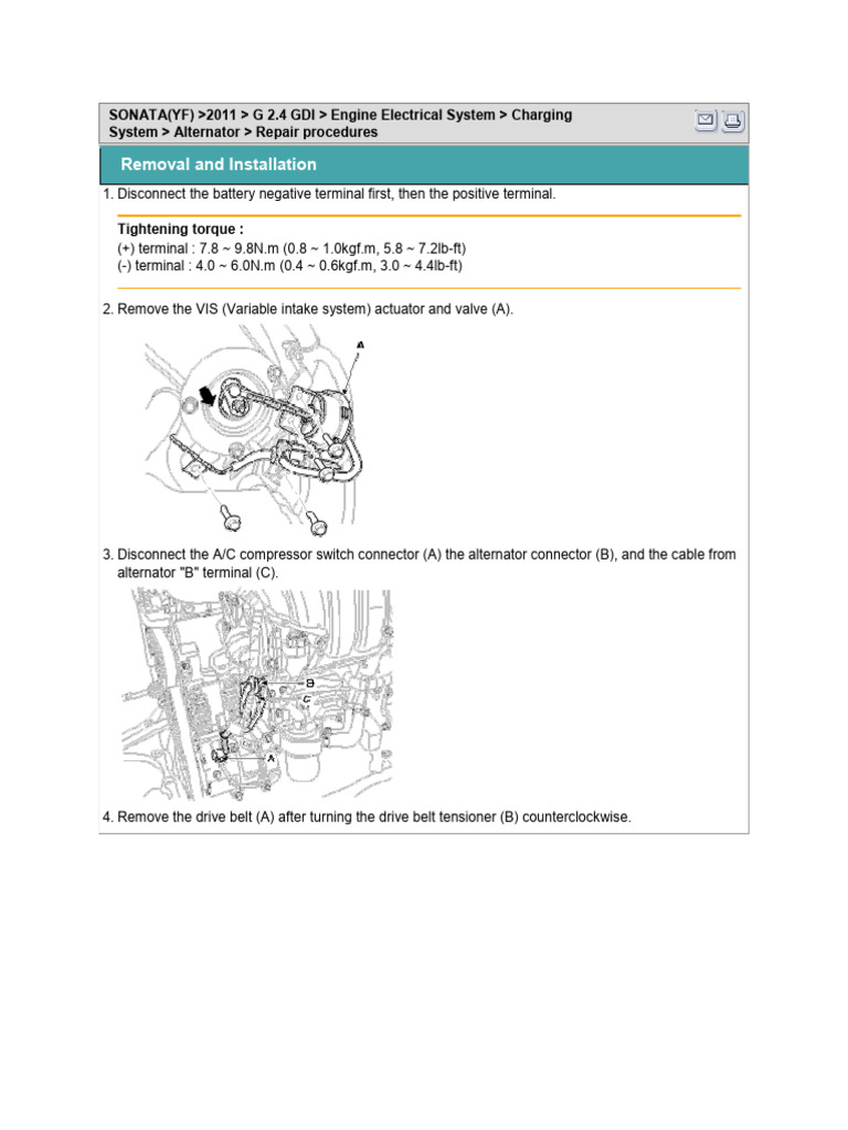 Alternator Removal Process Pdf
