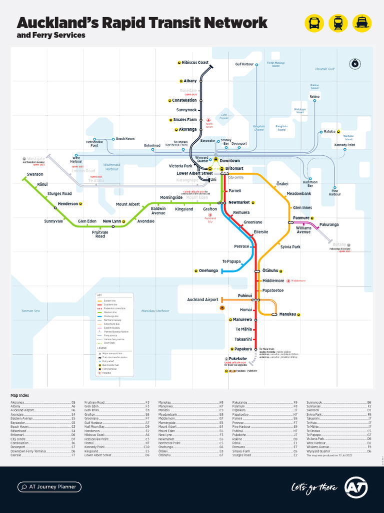Auckland Public Transport Map | PDF | Chess Openings | Transport