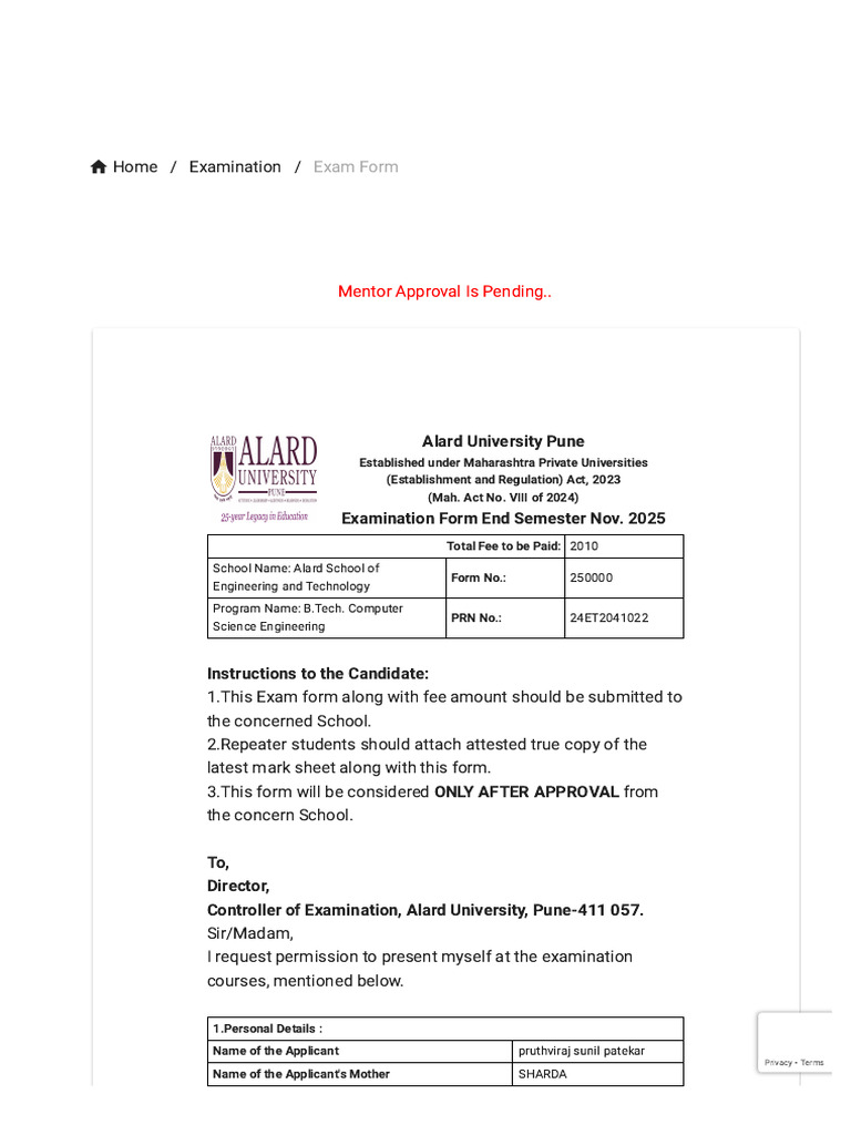 Exam Form SE | PDF