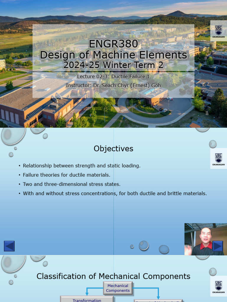 ENGR380 - Lecture 2 - Ductile Failure | PDF | Strength Of Materials ...