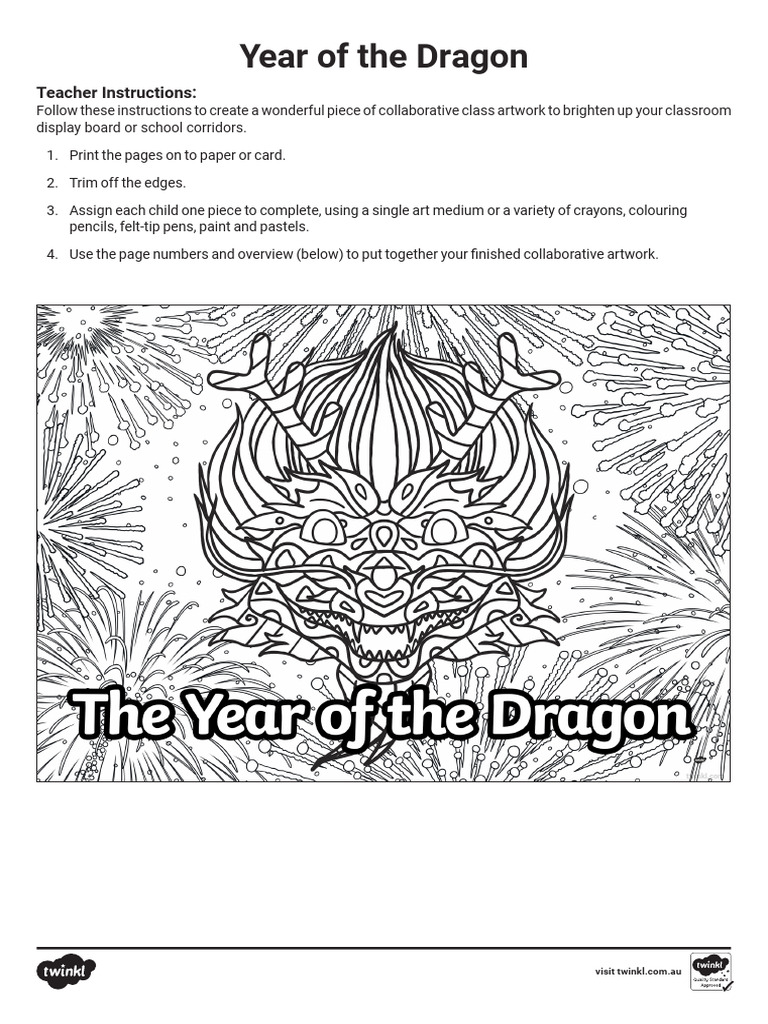 T TP 1703177553 Year of The Dragon Collaborative Colouring Ver 1 | PDF