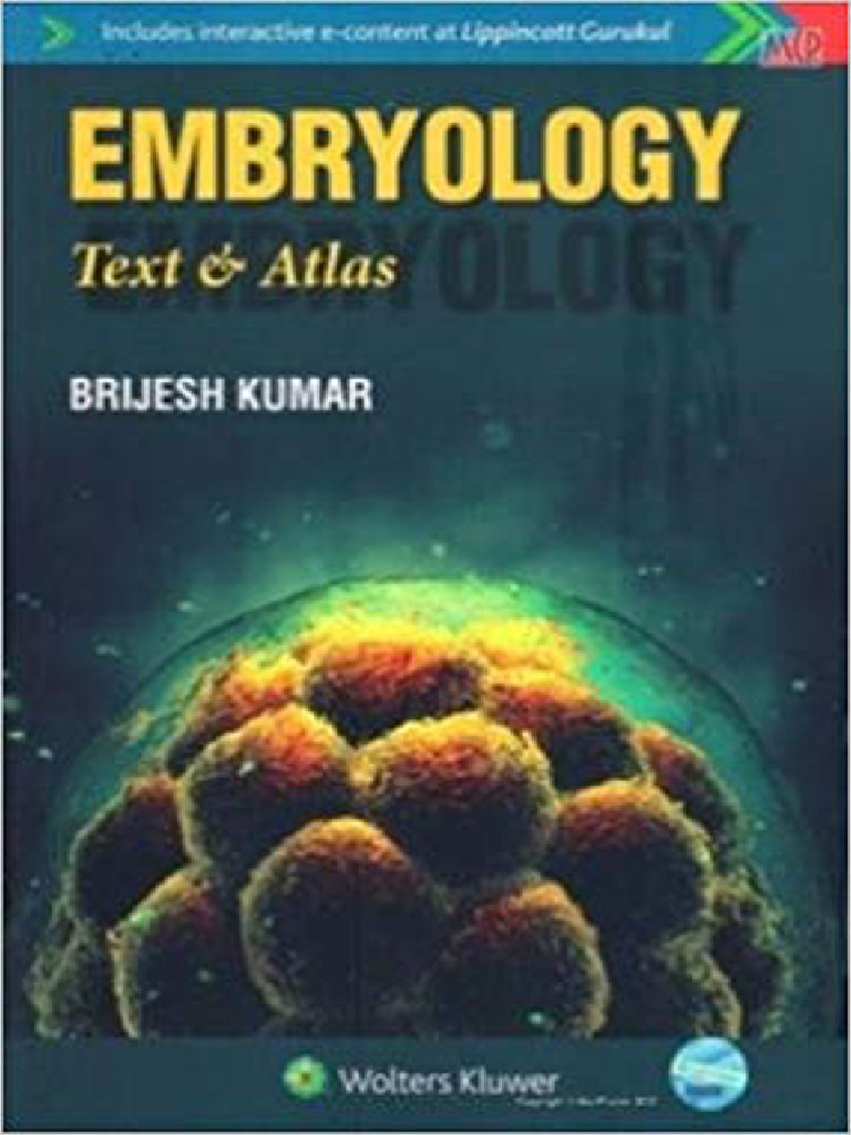 Embryology Text & Atlas Guide | PDF | Meiosis | Mitosis