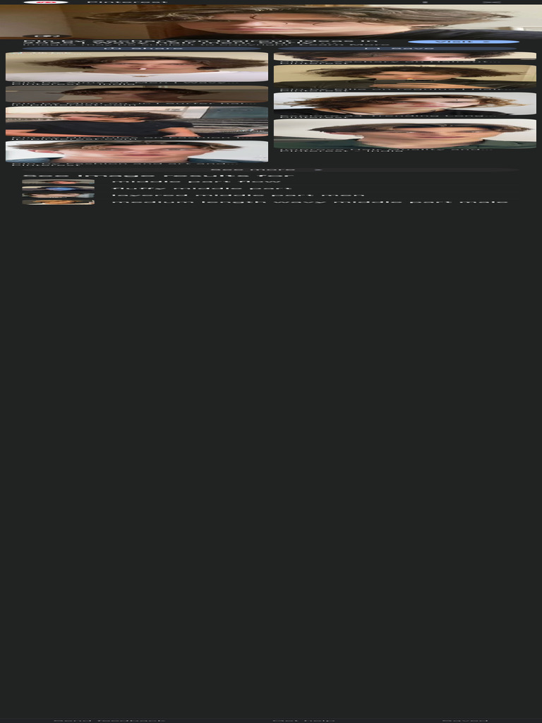 Messy Middle Part Haircut Men - Google Search | PDF | Hairstyle | Hair