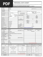 EDITABLE CS Form No. 212 Revised 2025 Personal Data Sheet | PDF ...