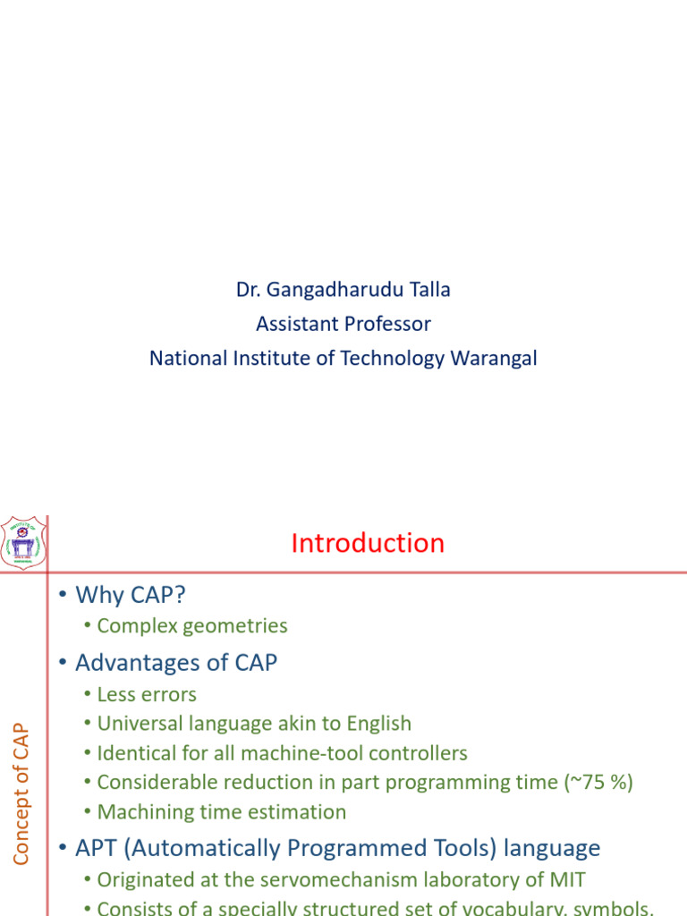 5 Computer Aided Part Programming | PDF | Circle | Geometry