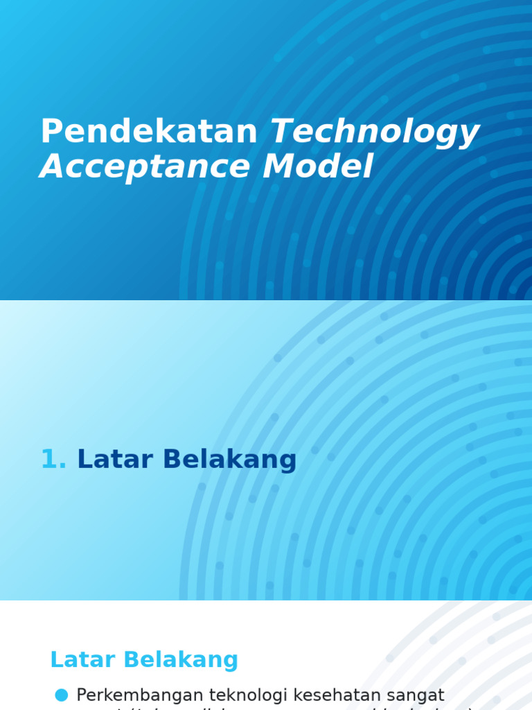 Materi 5_Pendekatan Technology Acceptance Model_Dharmawan | PDF